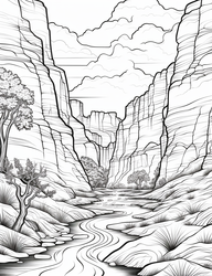 Color Craftables | Coloring Pages | Nature - Landscapes - Desert