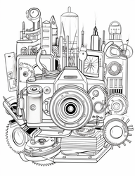 Color Craftables | Coloring Pages | Objects - Electronics