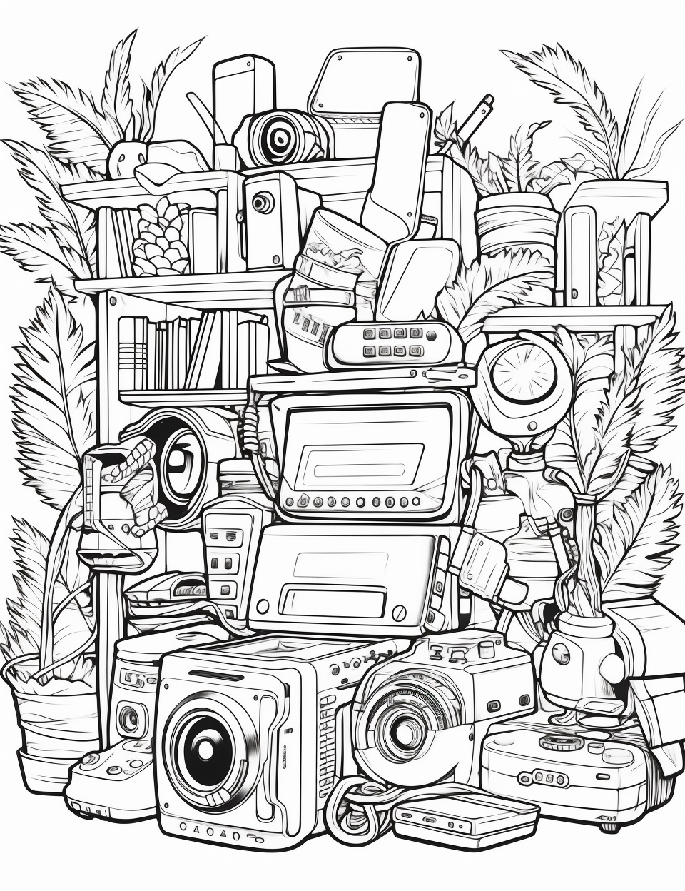 Color Craftables | Coloring Pages | Objects - Electronics