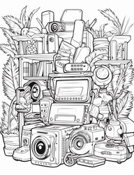 Color Craftables | Coloring Pages | Objects - Electronics