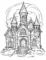 Color Craftables | Coloring Pages | Horror & Gothic - Haunted - Cursed ...