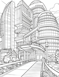 Color Craftables | Coloring Pages | Buildings & Architecture - Modern ...