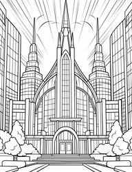 Color Craftables | Coloring Pages | Buildings & Architecture - Modern ...