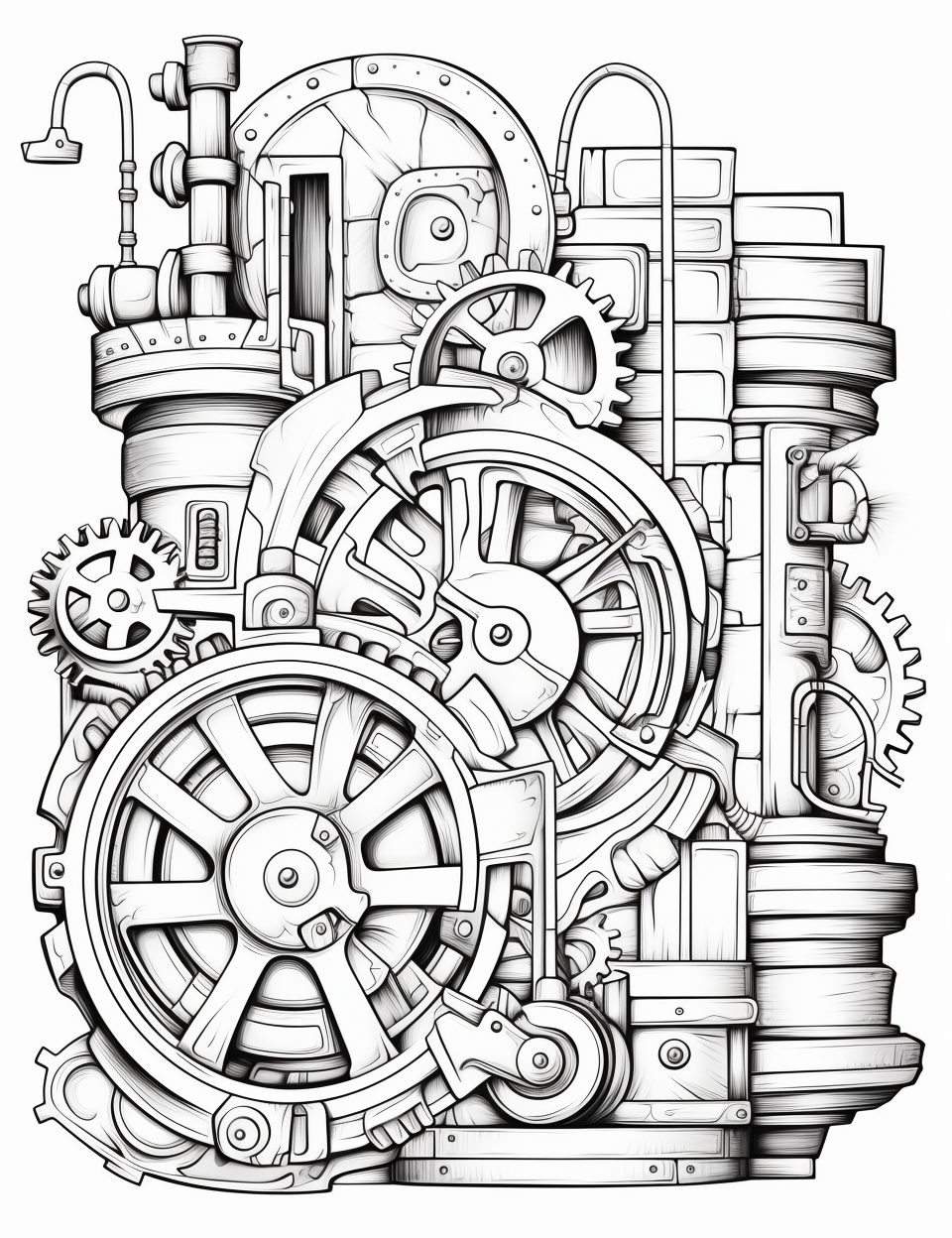 Color Craftables | Coloring Pages | Objects - Tools - Wrench