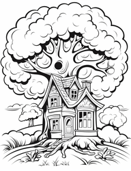 Color Craftables | Coloring Pages | Nature - Built Environment - School