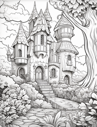 Color Craftables | Coloring Pages | Nature - Built Environment - School
