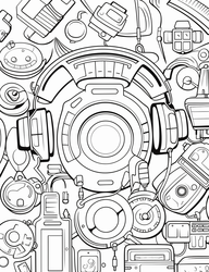 Color Craftables | Coloring Pages | Objects - Electronics
