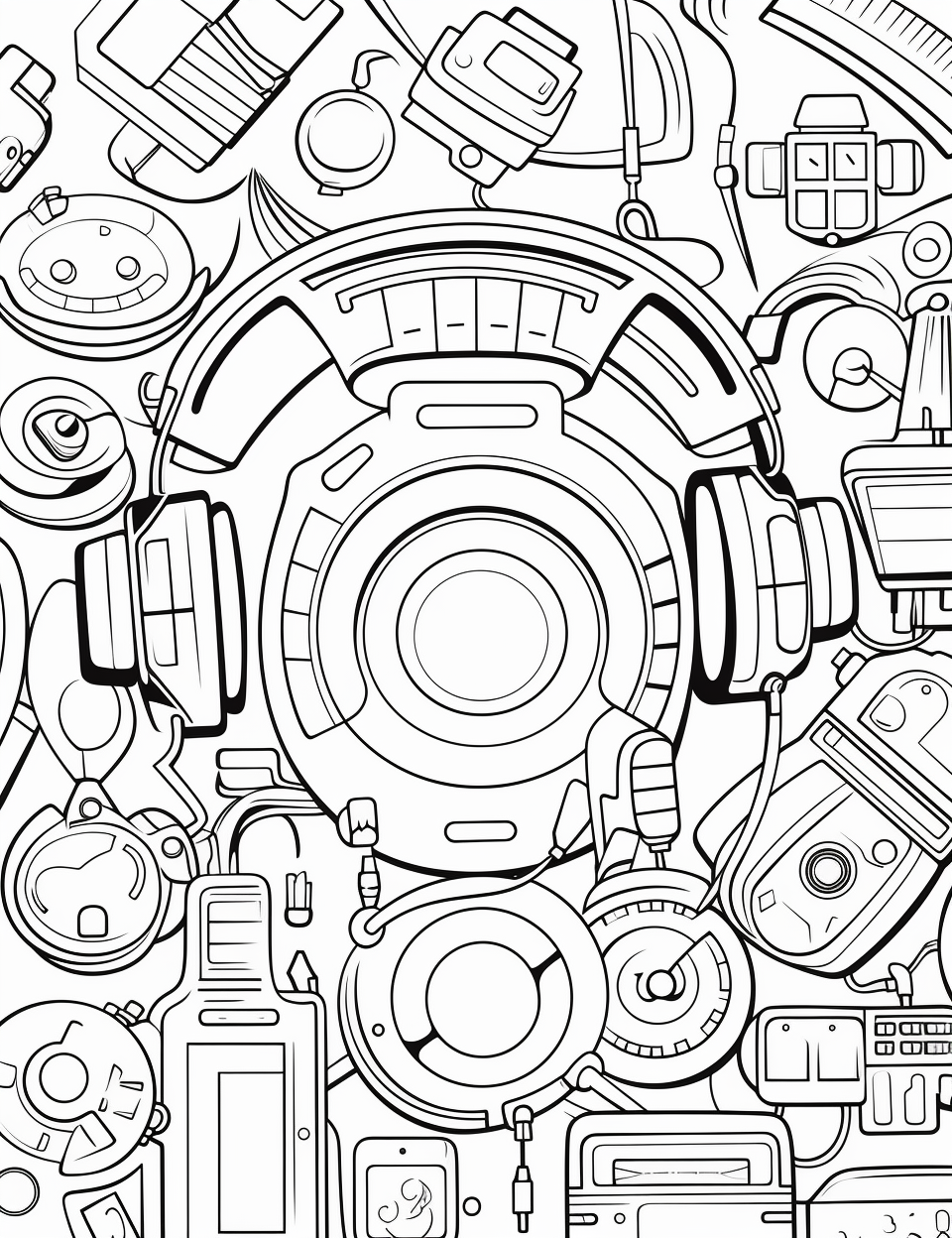 Color Craftables | Coloring Pages | Objects - Electronics