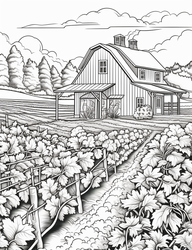 Color Craftables | Coloring Pages | Nature - Built Environment - Farm