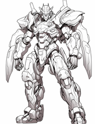 Color Craftables | Coloring Pages | Anime & Manga - Mecha - Robot ...