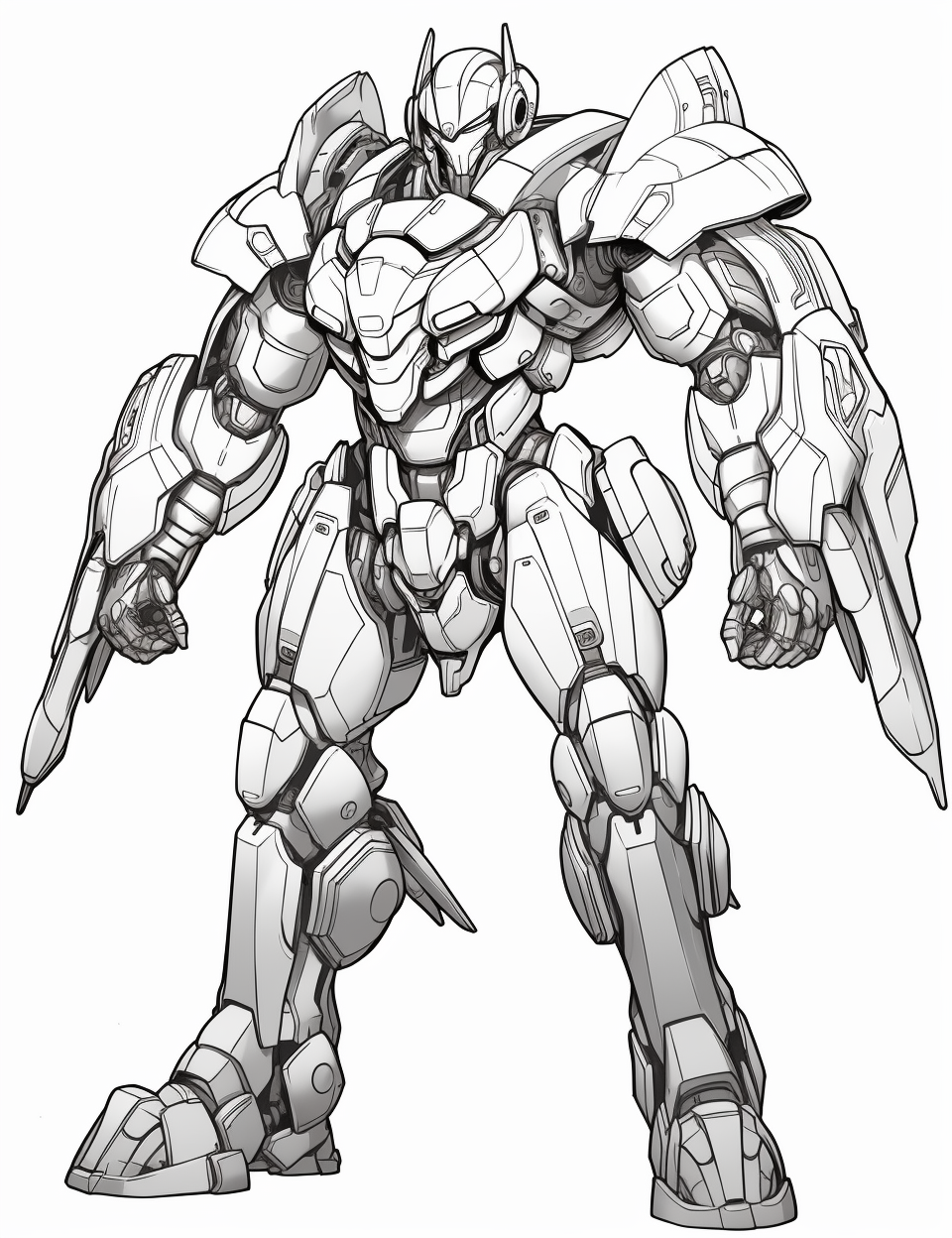 Color Craftables | Coloring Pages | Anime & Manga - Mecha - Robot ...