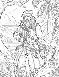 Color Craftables | Coloring Pages | Pirates & Treasure - Treasures - Swords