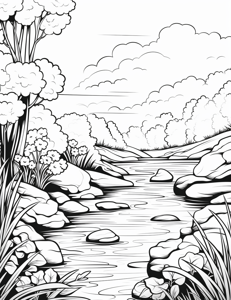 Color Craftables | Coloring Pages | Nature - Water Bodies