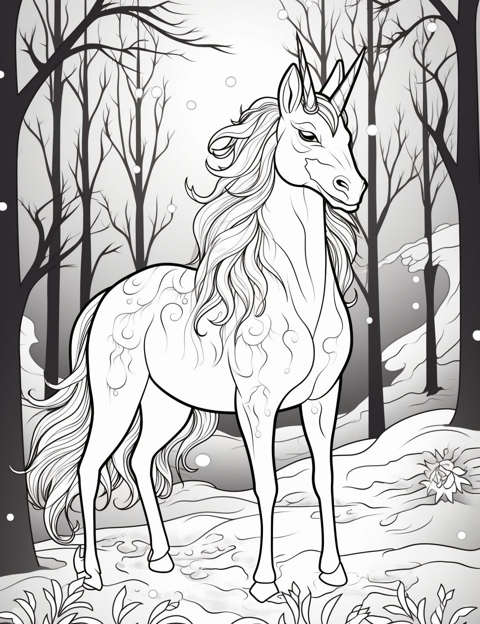Color Craftables | Coloring Pages | Mythical Creatures - Unicorn