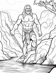 Color Craftables | Coloring Pages | Prehistoric & Cavemen - Lanscapes