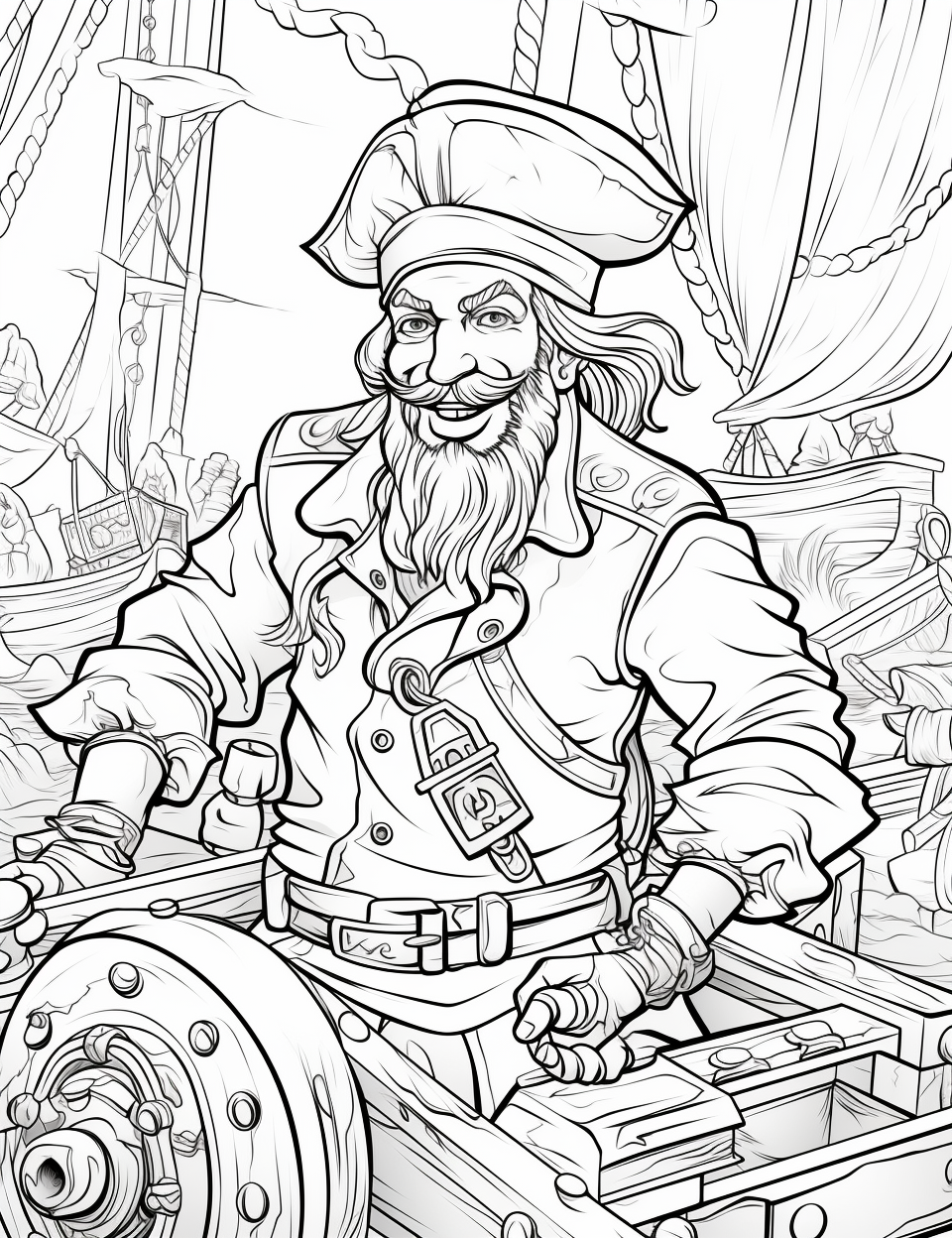 Color Craftables | Coloring Pages | Pirates & Treasure