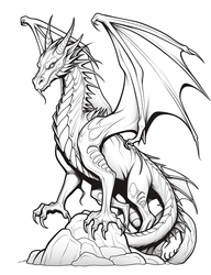 Color Craftables | Coloring Pages | Mythical Creatures - Dragons ...