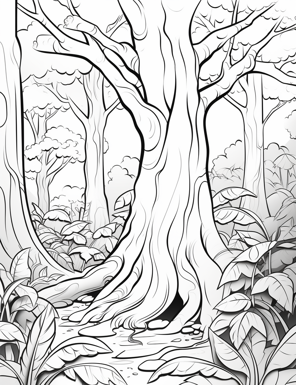 Color Craftables | Coloring Pages | Nature - Forests