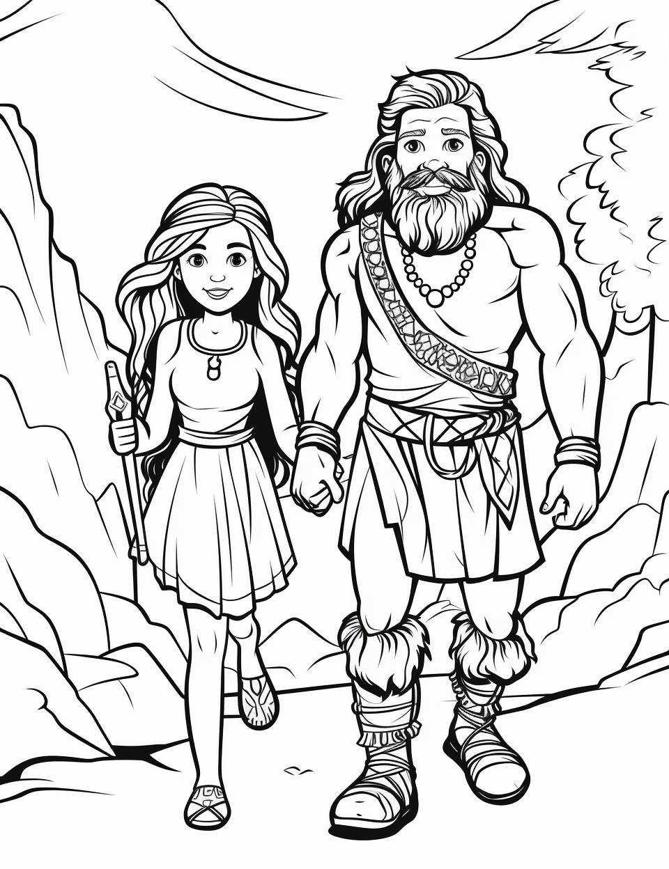 Color Craftables | Coloring Pages | Prehistoric & Cavemen