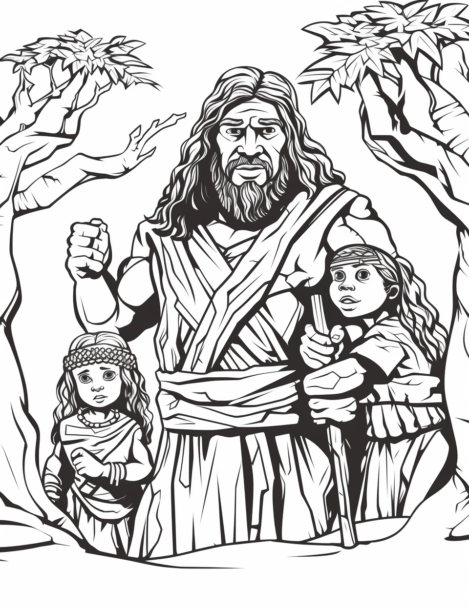 Color Craftables | Coloring Pages | Prehistoric & Cavemen