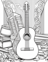 Color Craftables | Coloring Pages | Objects - Musical Instruments