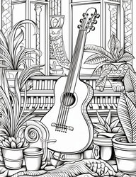 Color Craftables | Coloring Pages | Objects - Musical Instruments