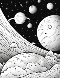 Color Craftables | Coloring Pages | Nature - Celestial Bodies