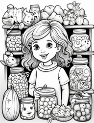 Color Craftables | Coloring Pages | Objects - Toys - Dolls