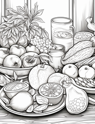 Color Craftables | Coloring Pages | Food & Beverage - Cooking Scenes