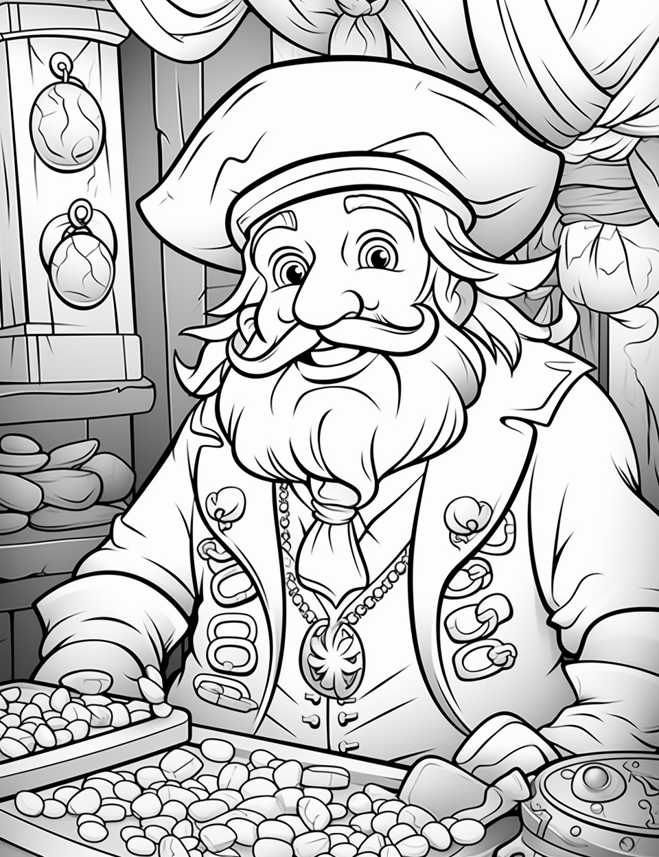 Color Craftables | Coloring Pages | Pirates & Treasure