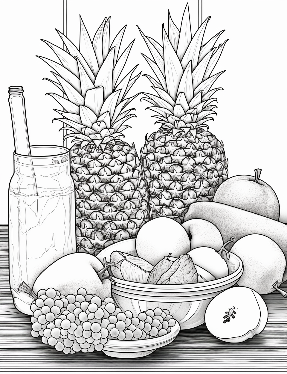 Color Craftables | Coloring Pages | Food & Beverage - Fruits