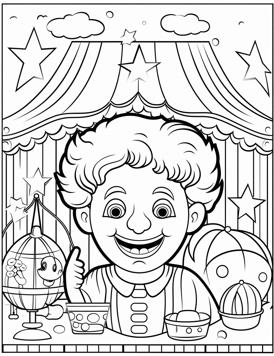 Color Craftables | Coloring Pages | Carnival & Circus - Attractions ...