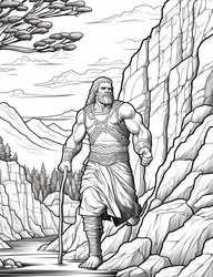 Color Craftables | Coloring Pages | Prehistoric & Cavemen - Lanscapes ...