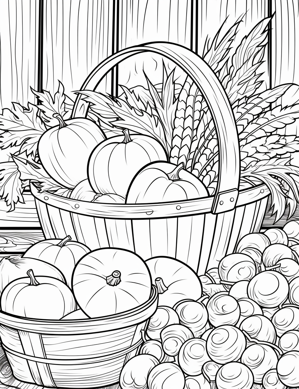 Color Craftables | Coloring Pages | Holiday - Thanksgiving - Harvest ...