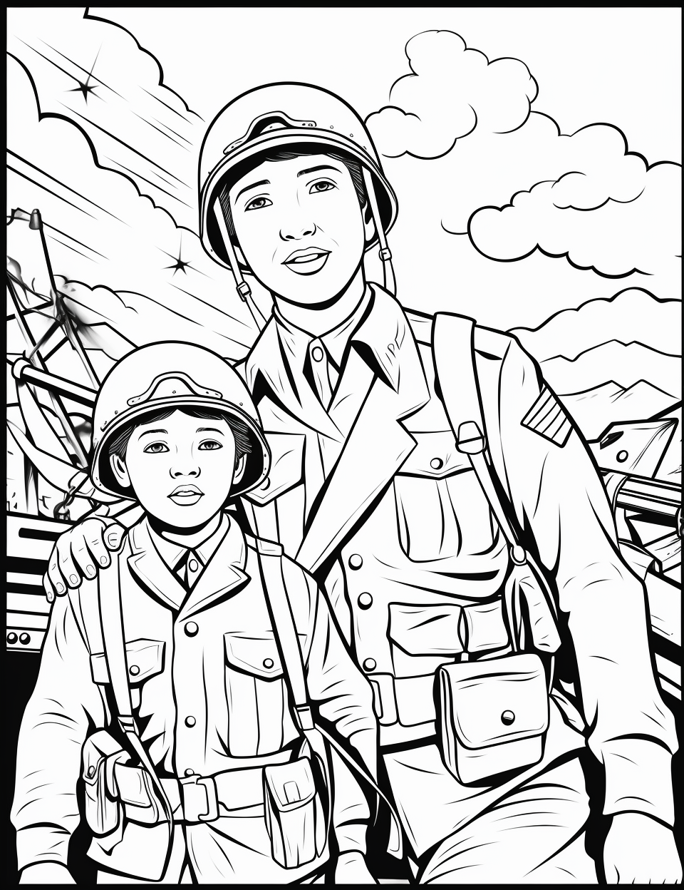 Color Craftables | Coloring Pages | Military & War