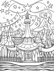 Color Craftables | Coloring Pages | Carnival & Circus - Attractions
