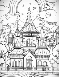 Color Craftables | Coloring Pages | Carnival & Circus - Attractions