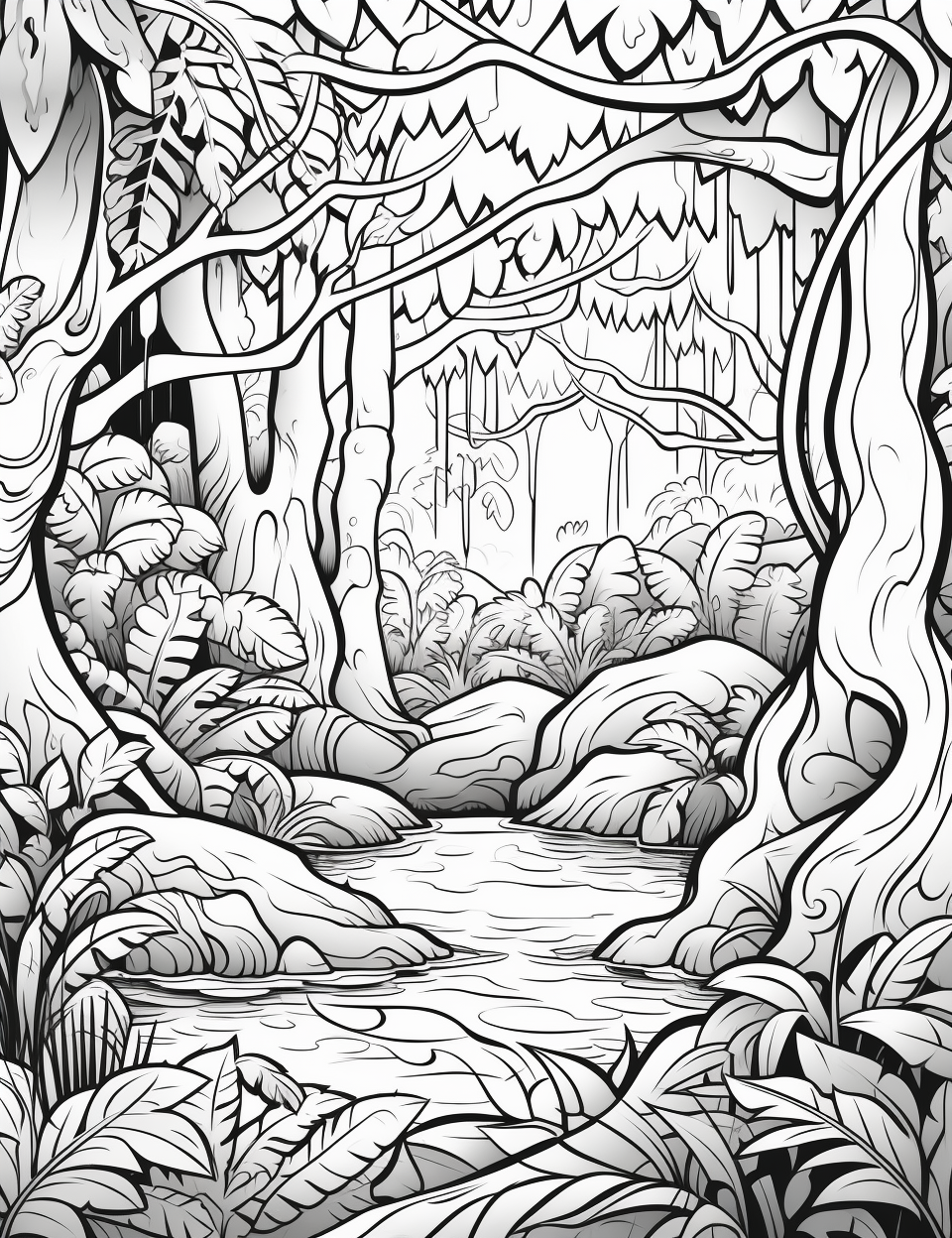 Color Craftables | Coloring Pages | Nature - Forests
