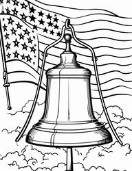 Color Craftables | Coloring Pages | Holiday - 4th of July - Liberty Bell