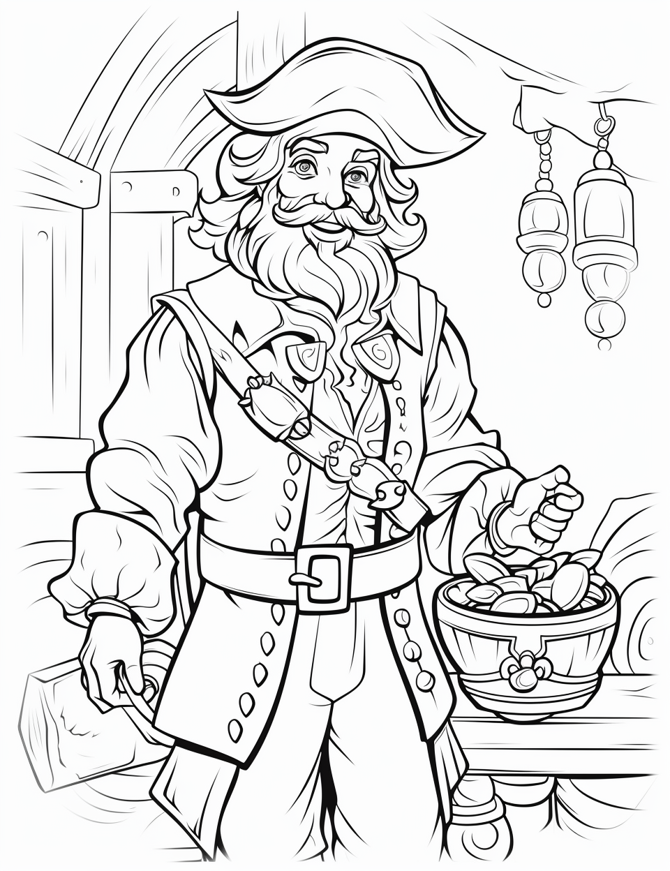 Color Craftables | Coloring Pages | Pirates & Treasure - Pirate Life ...