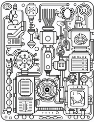 Color Craftables | Coloring Pages | Objects - Electronics