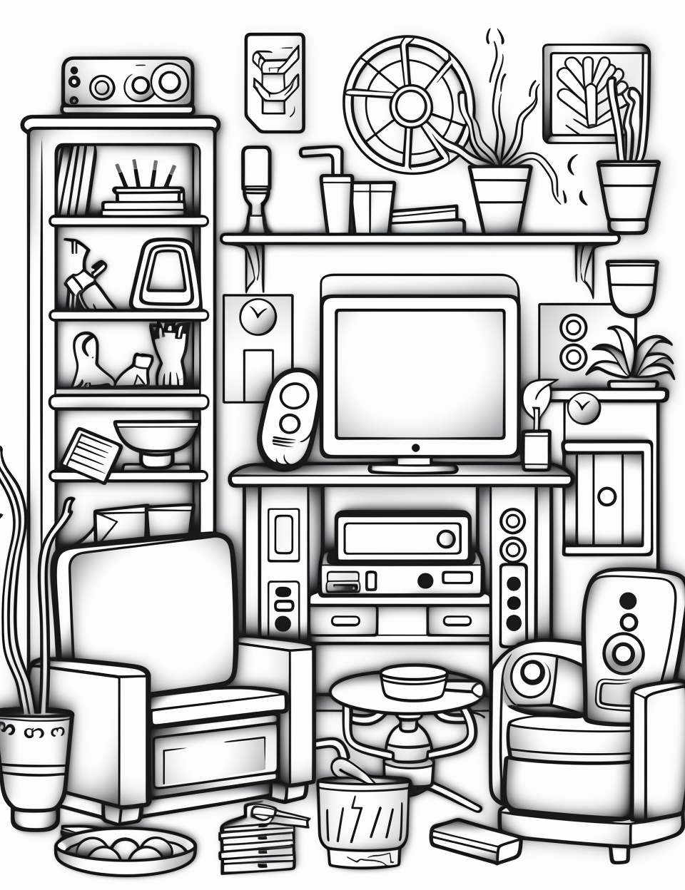 Color Craftables | Coloring Pages | Objects - Electronics