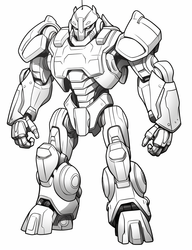 Color Craftables | Coloring Pages | Anime & Manga - Mecha - Robots