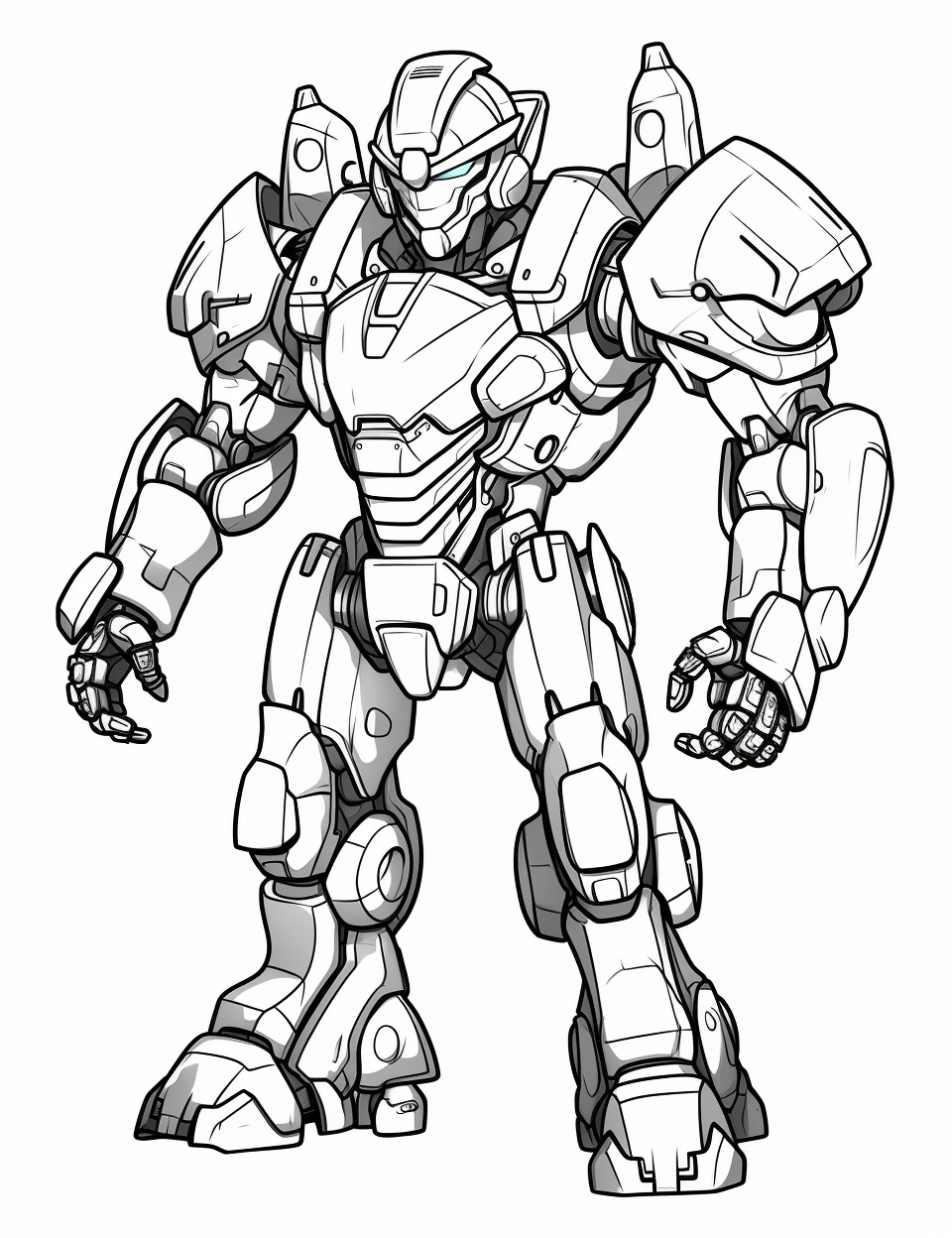 Color Craftables | Coloring Pages | Anime & Manga - Mecha