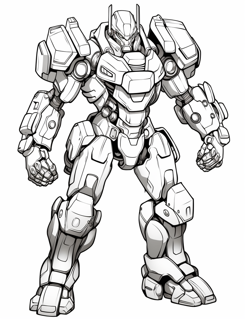 Color Craftables | Coloring Pages | Anime & Manga - Mecha