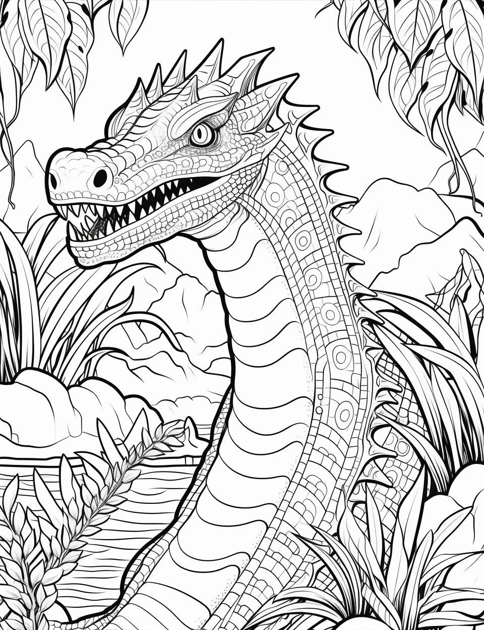 Color Craftables | Coloring Pages | Prehistoric & Cavemen - Dinosaurs