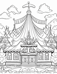 Color Craftables | Coloring Pages | Carnival & Circus - Attractions ...