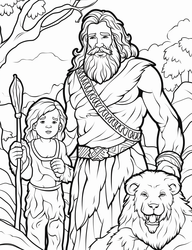 Color Craftables | Coloring Pages | Prehistoric & Cavemen - Cavemen ...