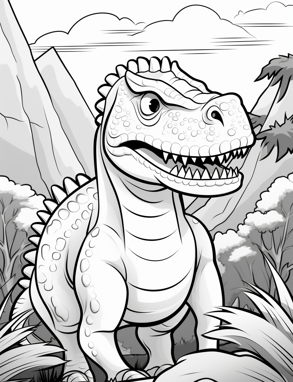 Color Craftables | Coloring Pages | Prehistoric & Cavemen - Dinosaurs