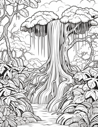 Color Craftables | Coloring Pages | Nature - Weather Phenomena - Rain